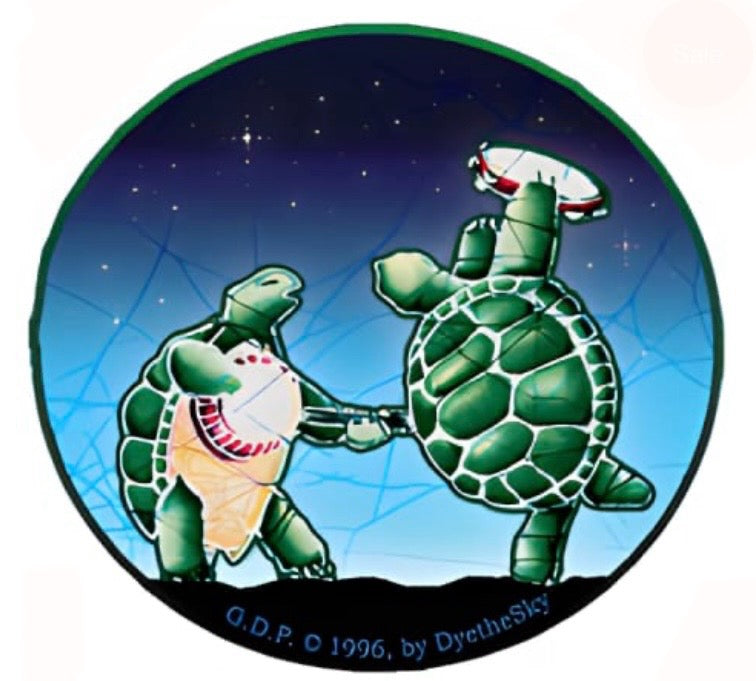 Grateful Dead Sticker - Dancing Turtles Mini Stickers - Terrapin Turtl ...